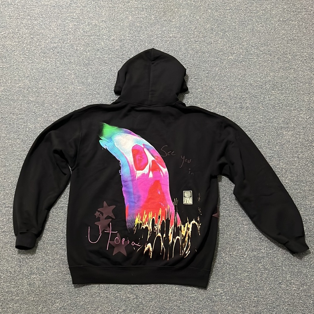 Travis Scott Astroworld Official Festival Hoodie Hous… - Gem